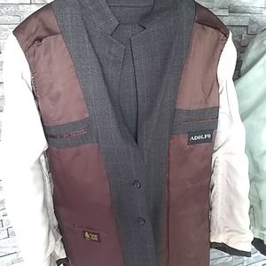 Adolfo | Suits & Blazers | Adolfo Wool Suit | Poshmark